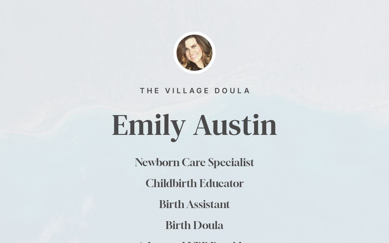 Emily The Village Doula - For Birth And Beyond